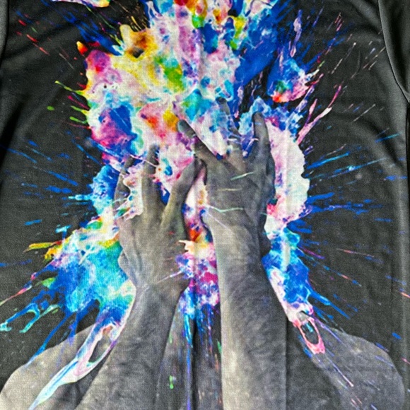 RageOn | Shirts | New Colorful Rainbow Paint Blast Art Bomb Explosion ...
